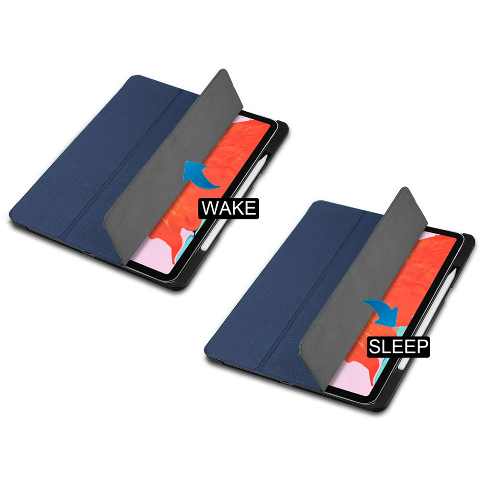 Trifold Smart Case for Apple iPad Pro 12.9-inch (3rd Gen) (Blue)